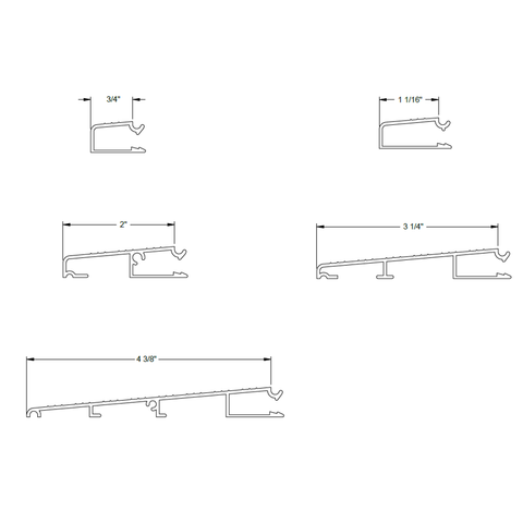 Threshold Extender (36.5" to 72.5" Width) – Pease Doors: The Door Store
