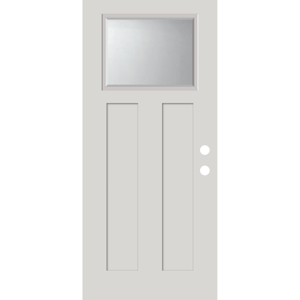Smooth Fiberglass Entry Door Slab (3 Panel Craftsman) – Pease Doors ...