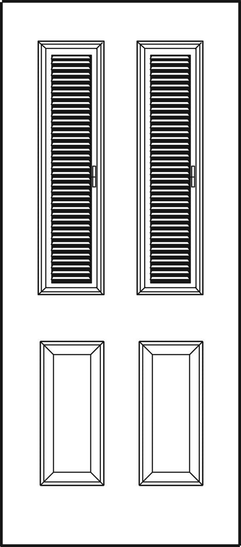 Raise & Lower Blinds Glass and Frame Kit (Half Sidelite 10" x 38" Fram ...