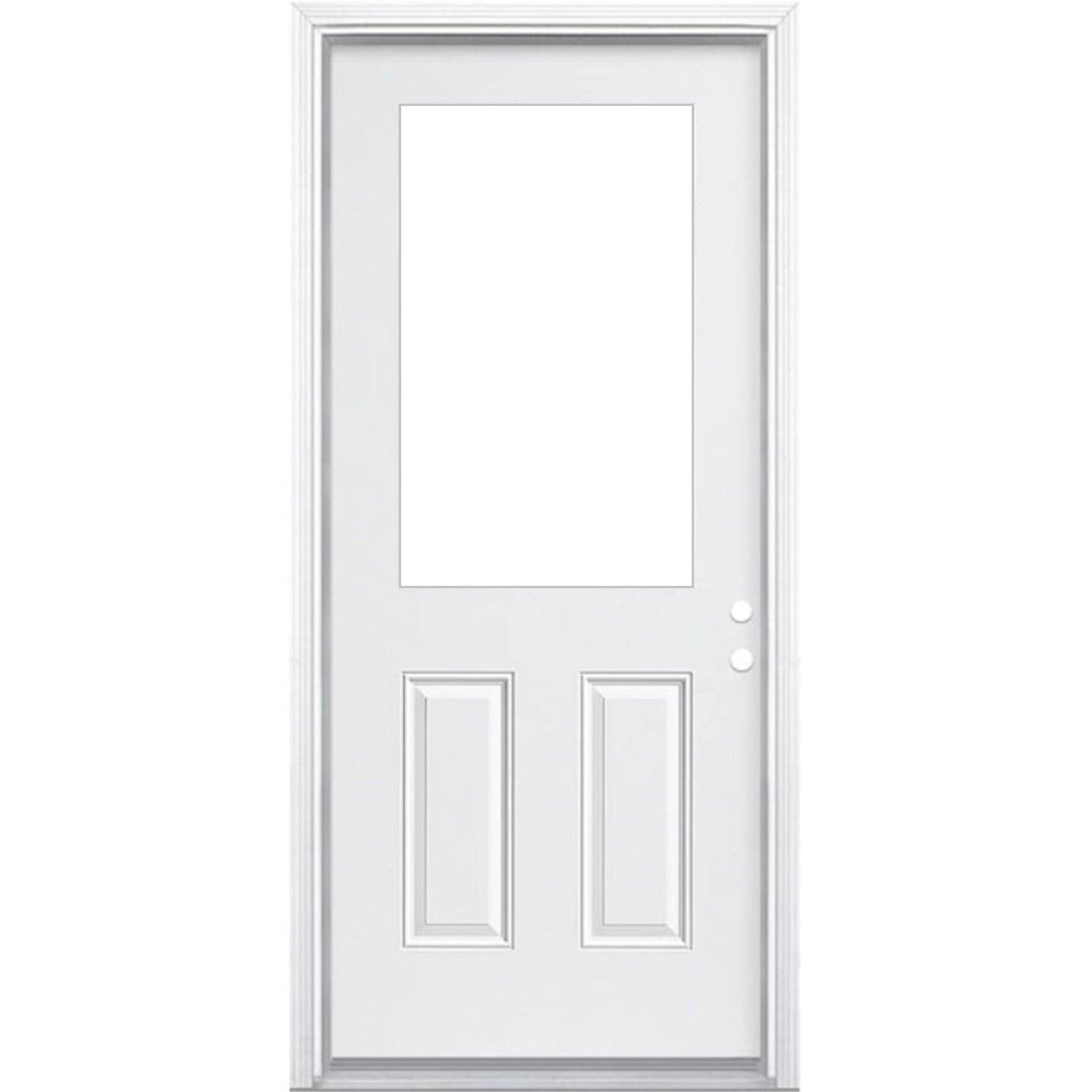 34" x 80" Prehung Smooth Fiberglass Entry Door System (6 Panel) – Pease ...