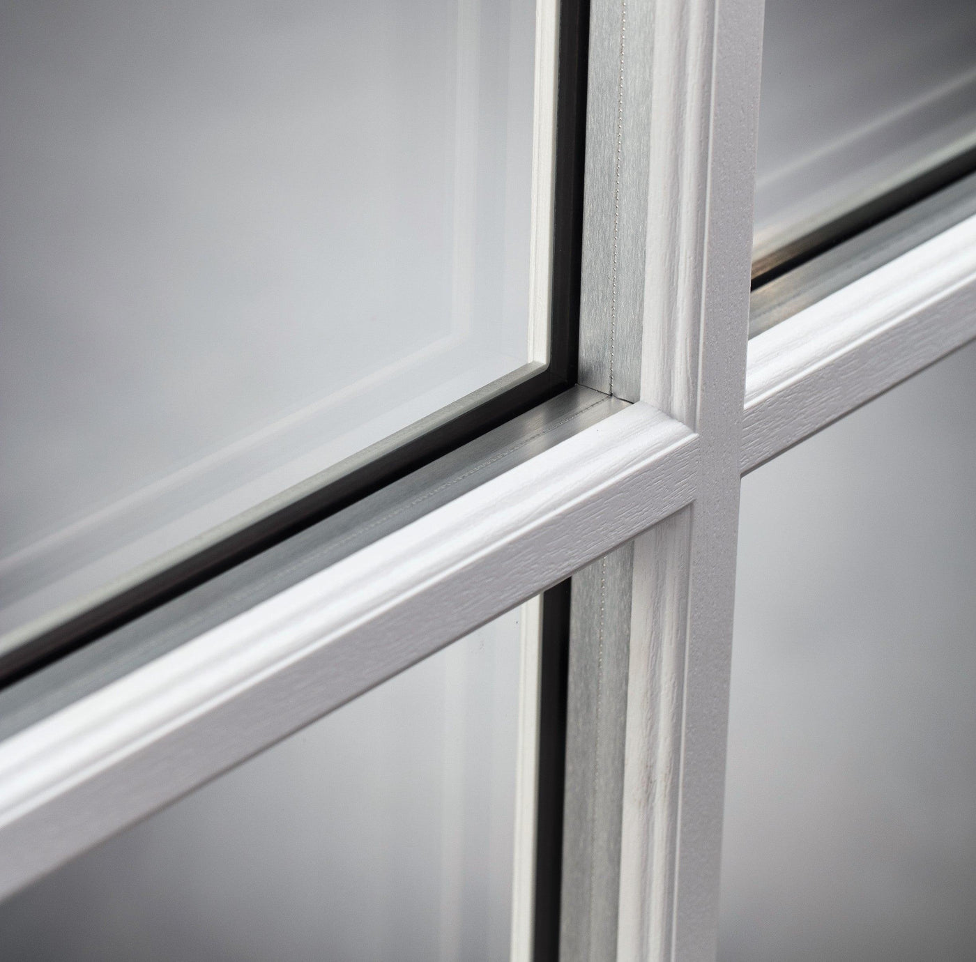 Clear Simulated 9 Lite Glass and Frame Kit (Half Lite 24" x 38" Frame ...